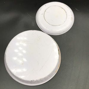 Other | Vintage Alice In Wonderland White Rabbit Tin Baking Plates ...